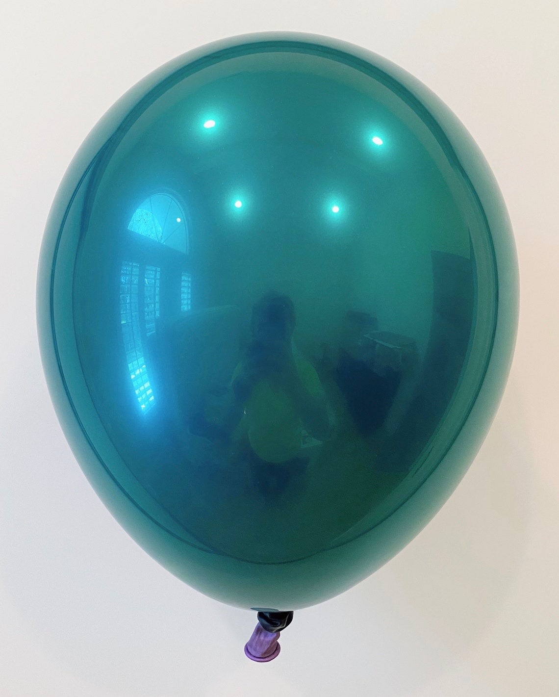 Balloon Arch Double Stuffed Balloons Metallic Teal Balloon | Etsy