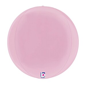 Pastel Pink Foil Balloon * Balloon Decoration * Globe Shape Balloon ...