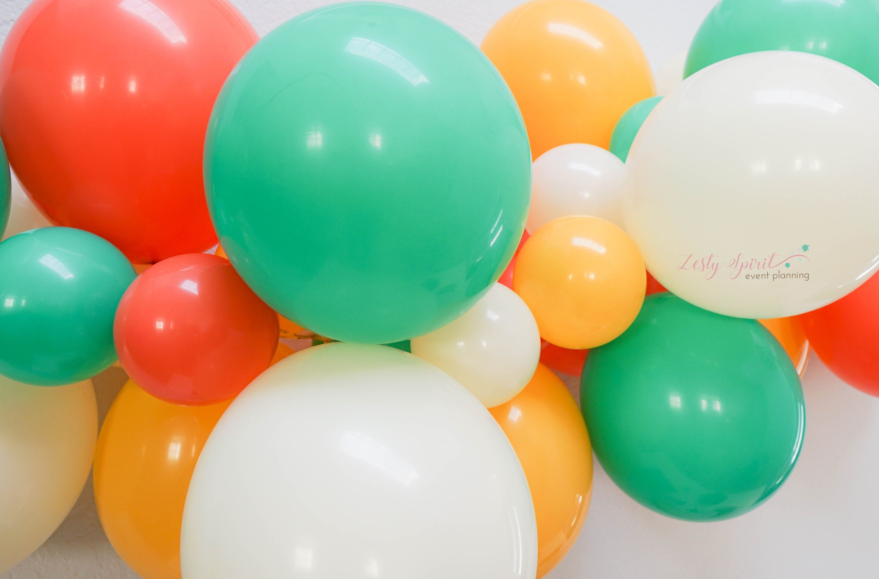 Balloon Arch Coral Beige Green Orange DIY Balloon Arch Kit Balloon ...