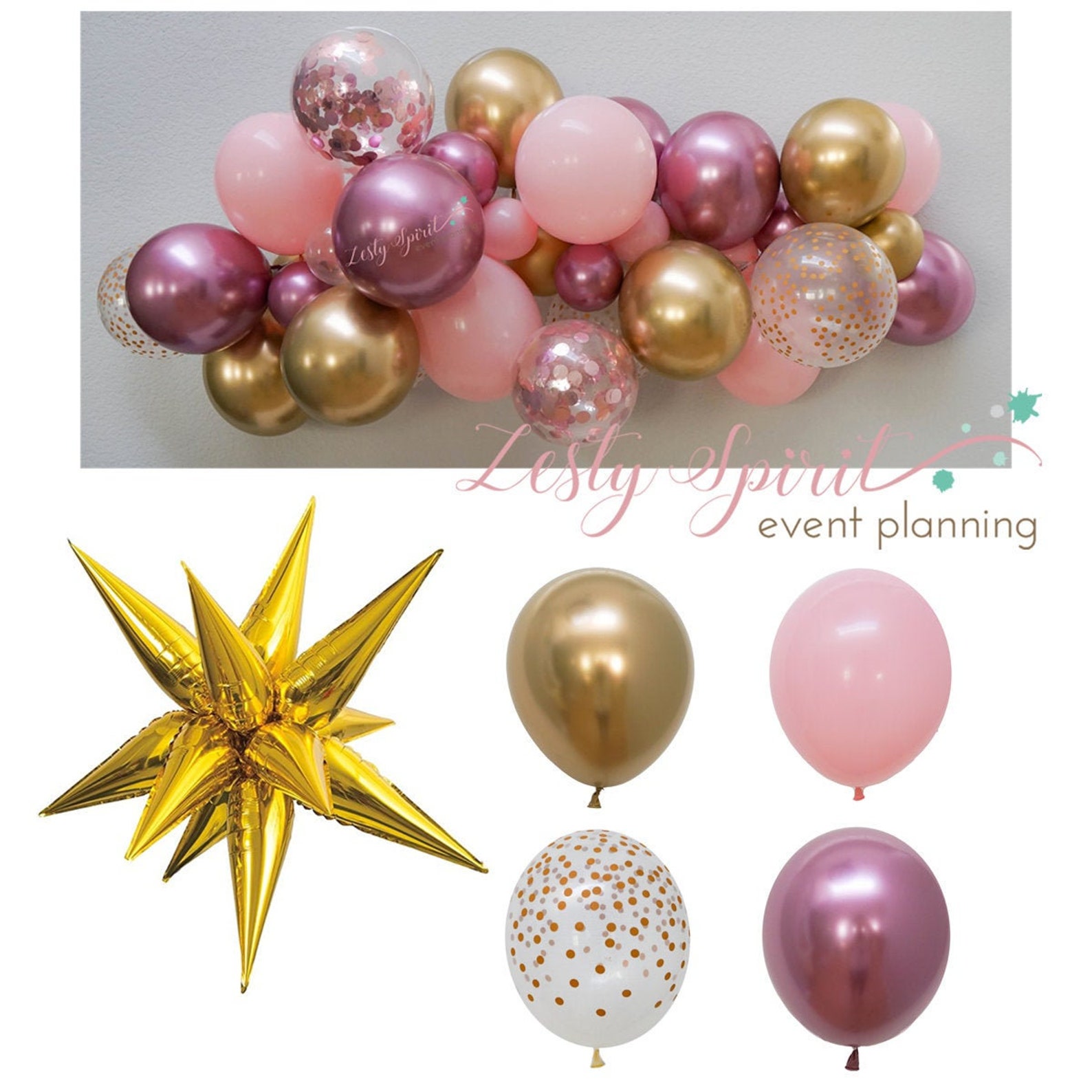 Gold Foil Balloon Balloon Decoration Star Burst - Etsy