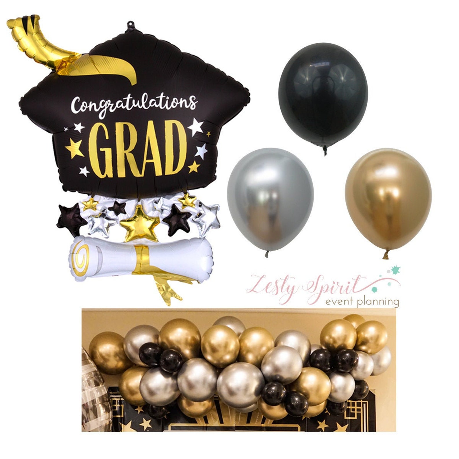 Graduation Foil Balloon Balloon Decoration Celebration | Etsy