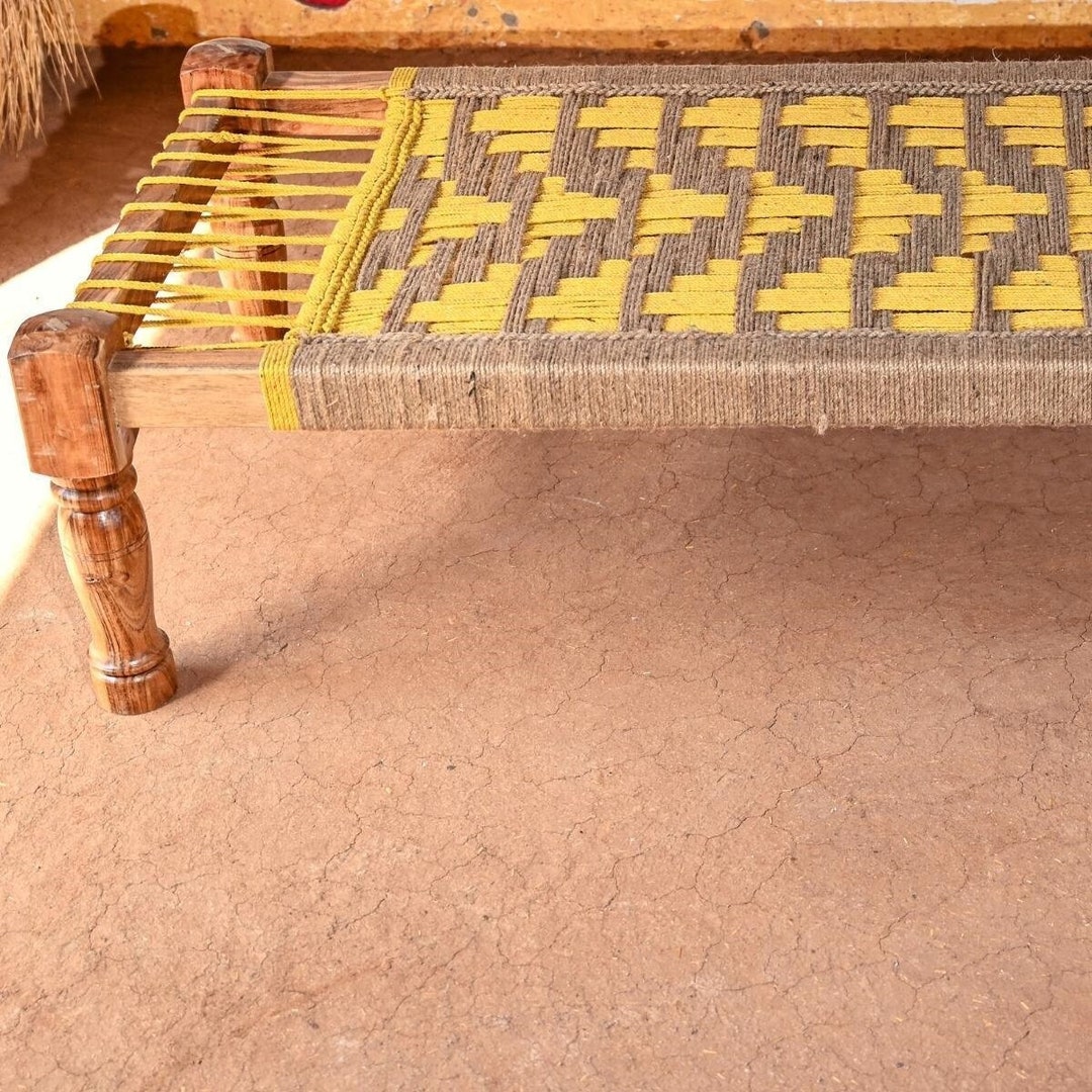 Hand Made Indian Traditional Charpai Bed - Etsy