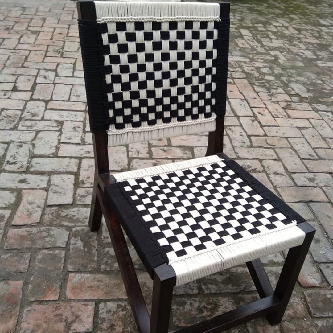 Chess Design Chair Handwoven Chair for Chess Table Designer Chair Chess ...