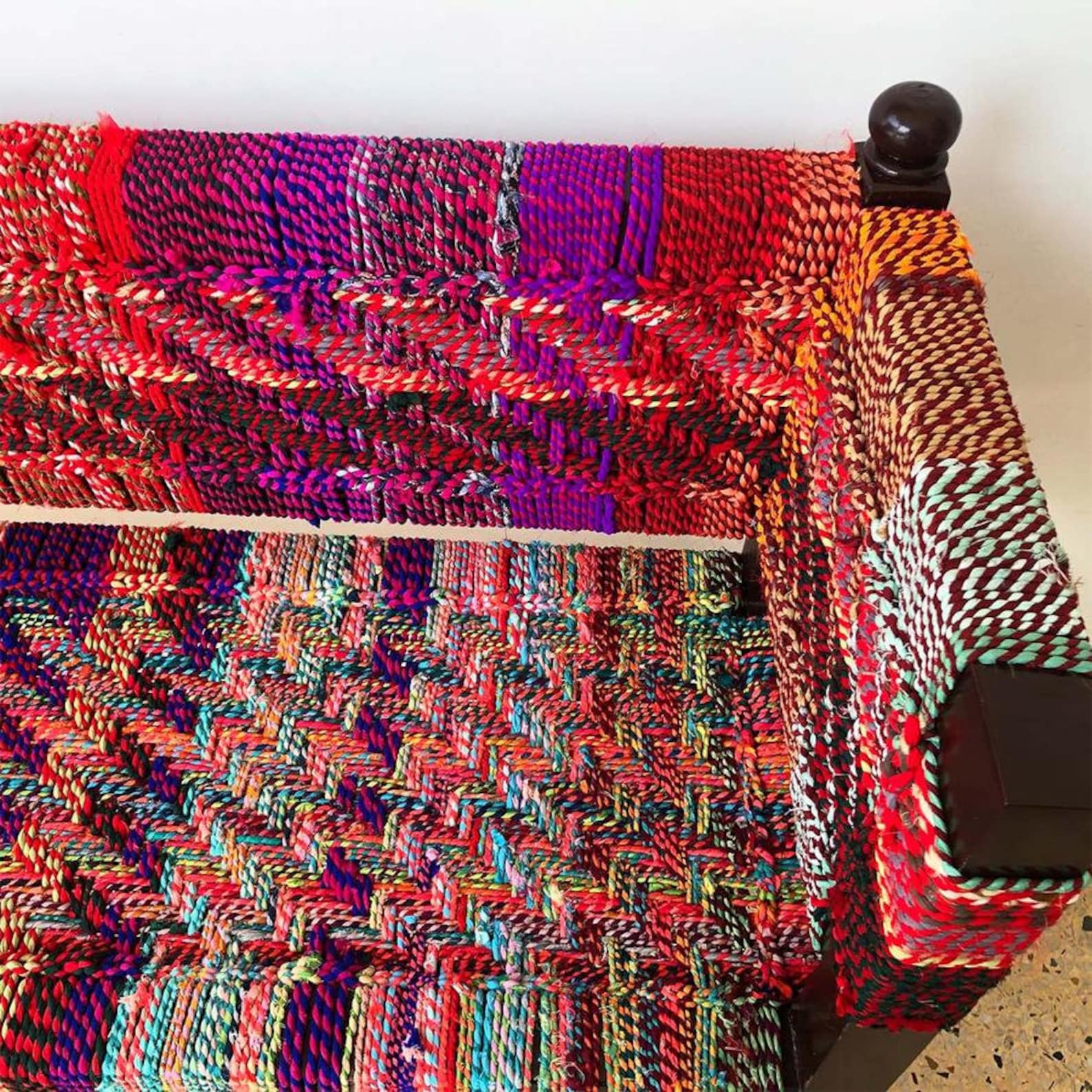 Gorgeous Colorful Indian Style Sofa for Modern Décor Designer Weaving ...