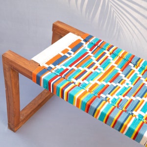 Colorful Bench for Modern Décor - Etsy