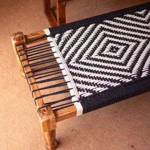 Diamond Weaving Pattern Traditional Indian Charpoy Bed Trending Décor ...