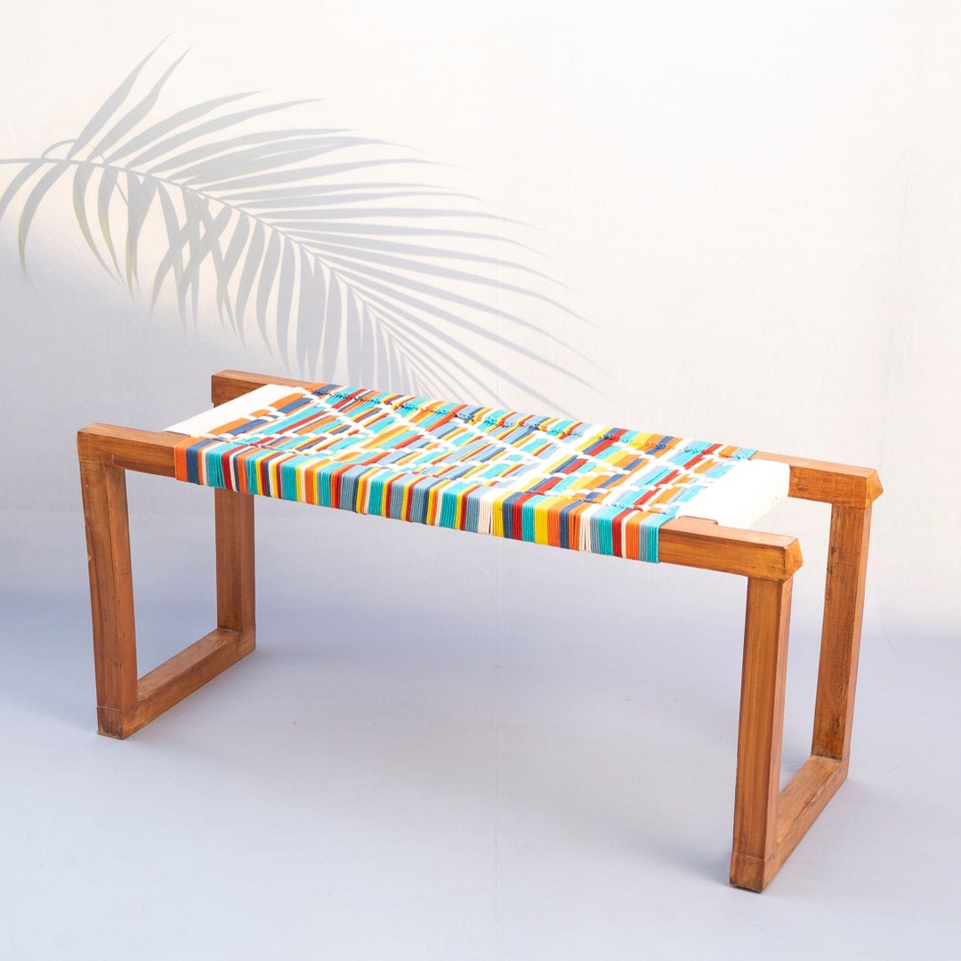 Colorful Bench for Modern Décor - Etsy