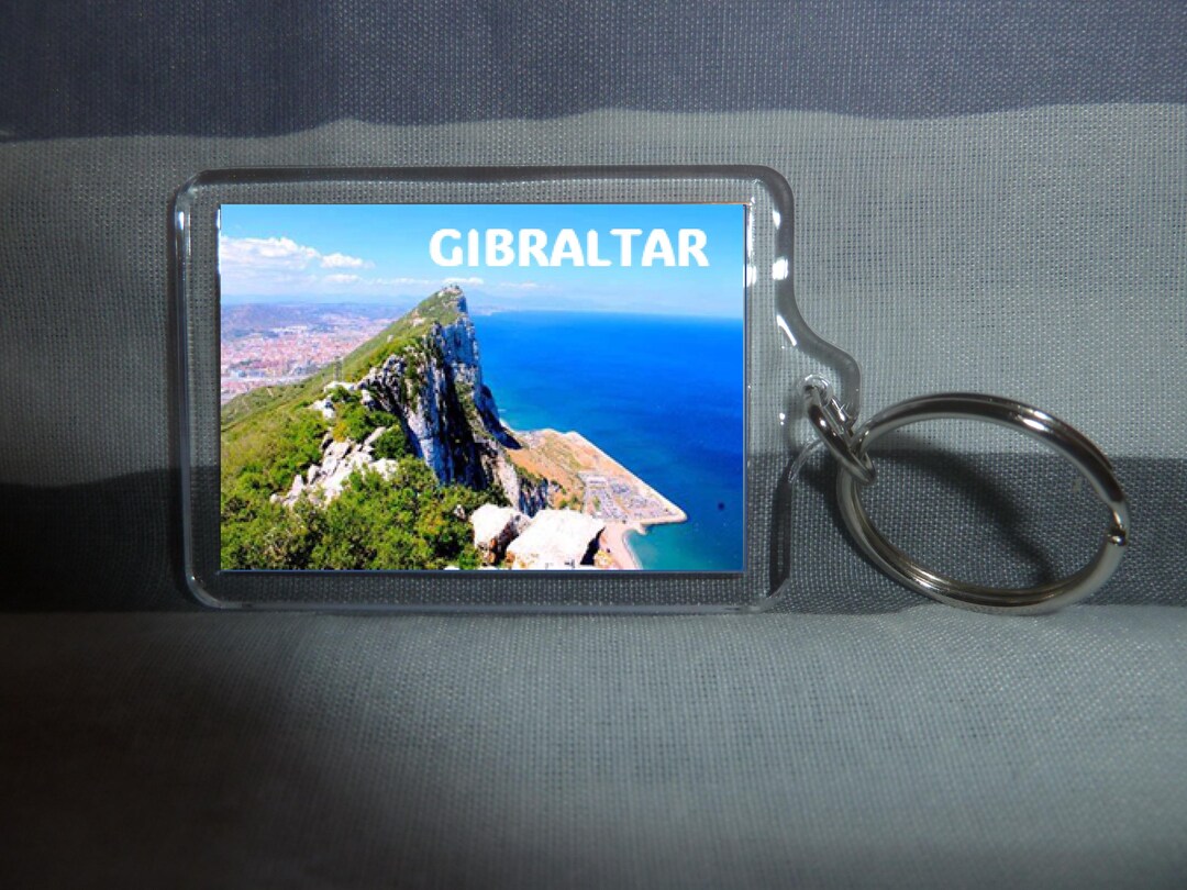 Gibraltar Souvenir Key Ring - Etsy