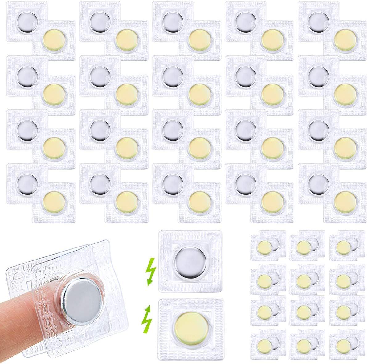 Hidden Invisible Sew-in Magnetic Snap PVC Closure Purse Fastener ...