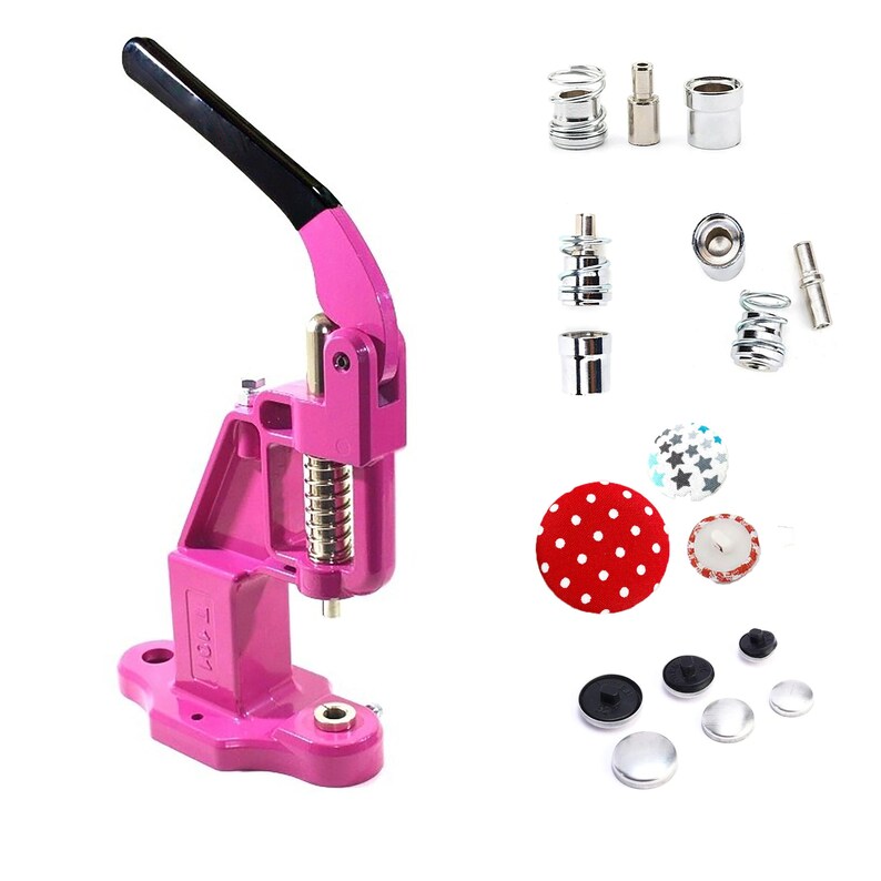 Hobby Trendy Button Maker Kit Punch Press Cloth Button Cover Making ...