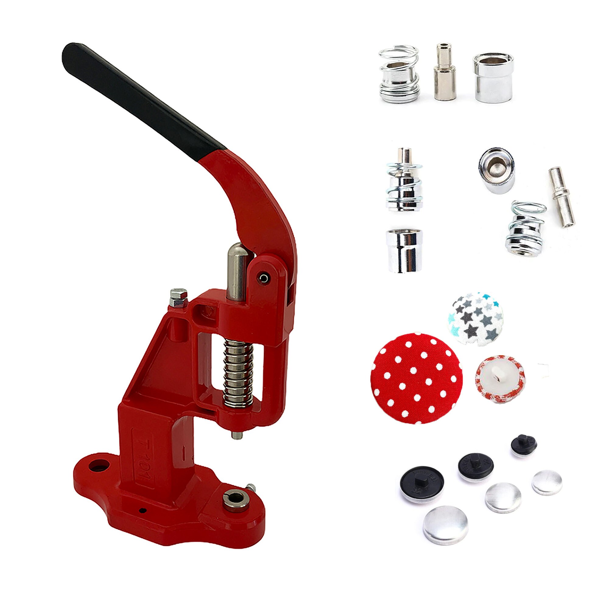 Hobby Trendy Button Maker Kit Punch Press Cloth Button Cover Making ...