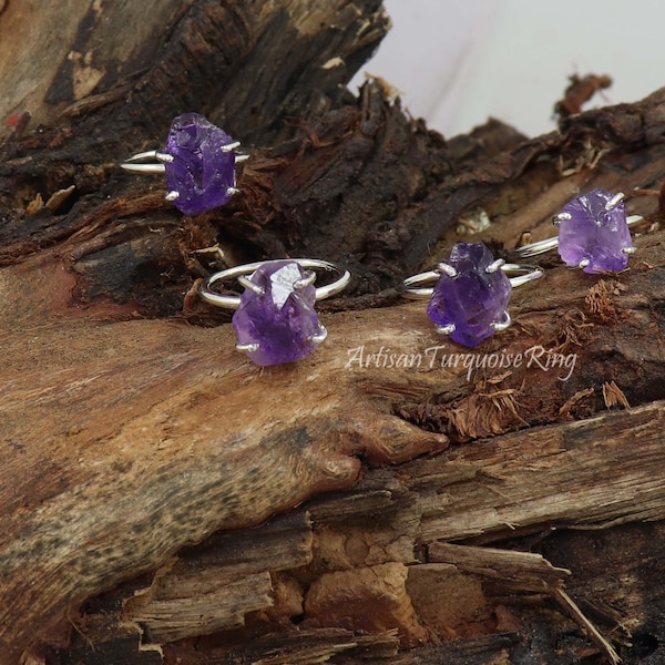 Amethyst Ring - Etsy