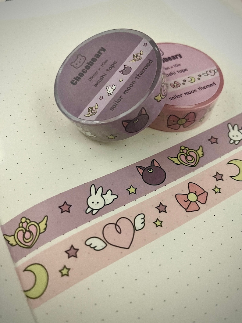 Sailor Moon Themed Washi Tape - Etsy