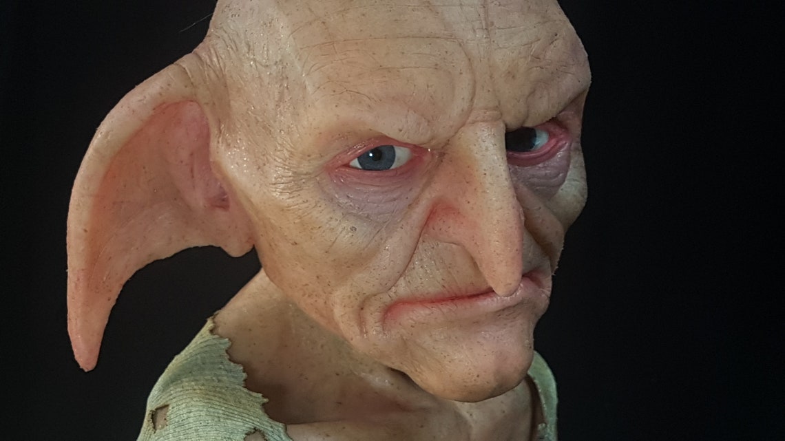 Kreacher Sculpture Bust Harry Potter Platinum Silicone - Etsy