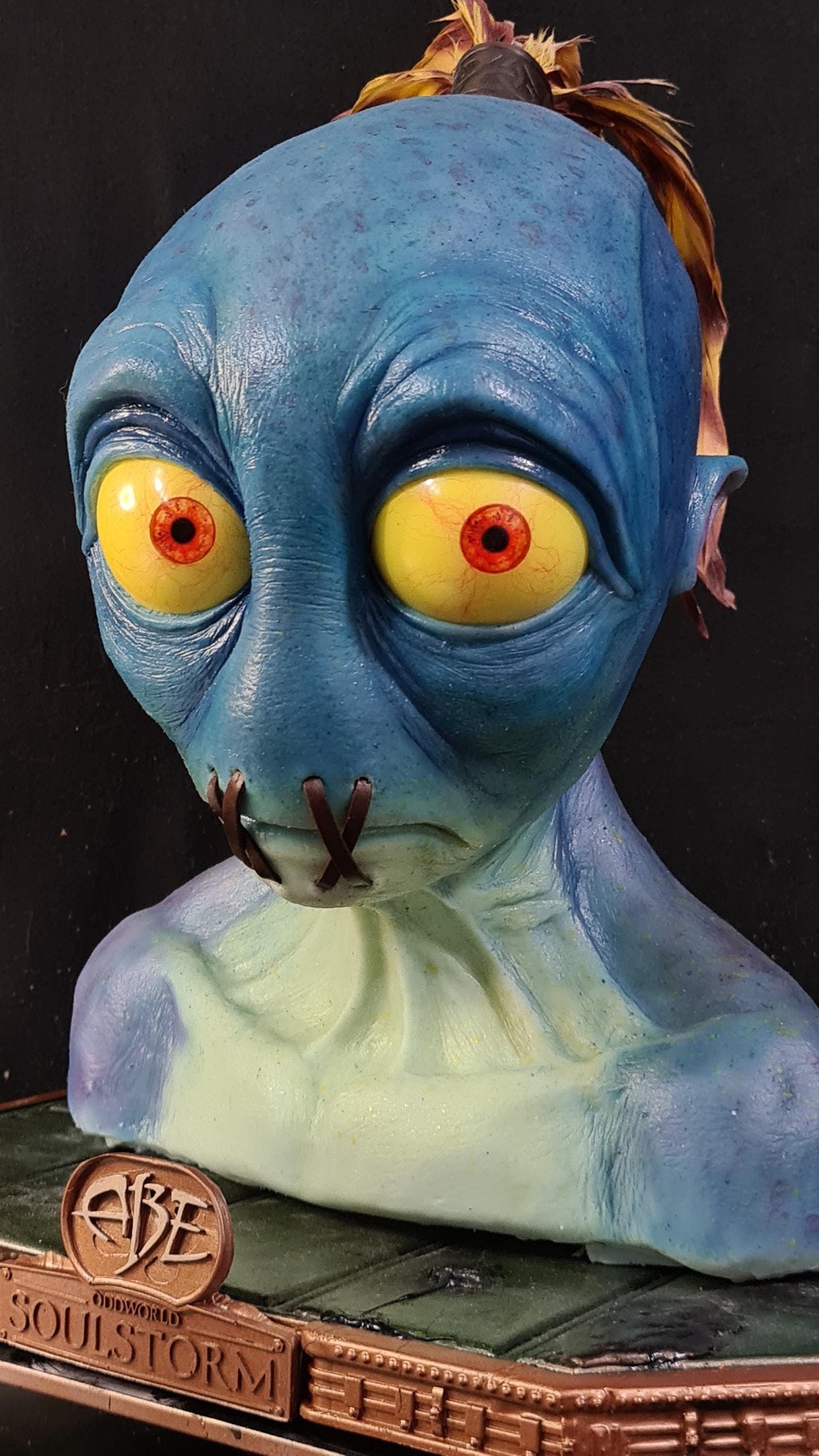 Abe - Oddworld - Lifesize Silicone Sculpture (bust) - Etsy