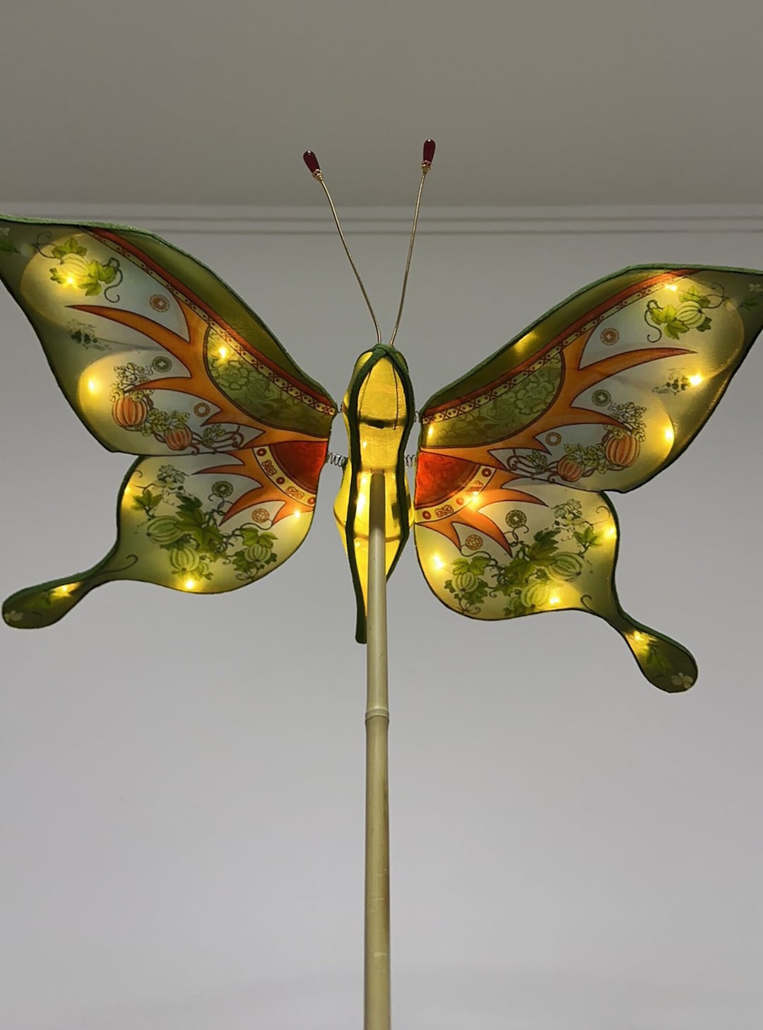 Bamboo Butterfly Lamp, Flying Butterfly, Handmade Butterfly Lamp ...