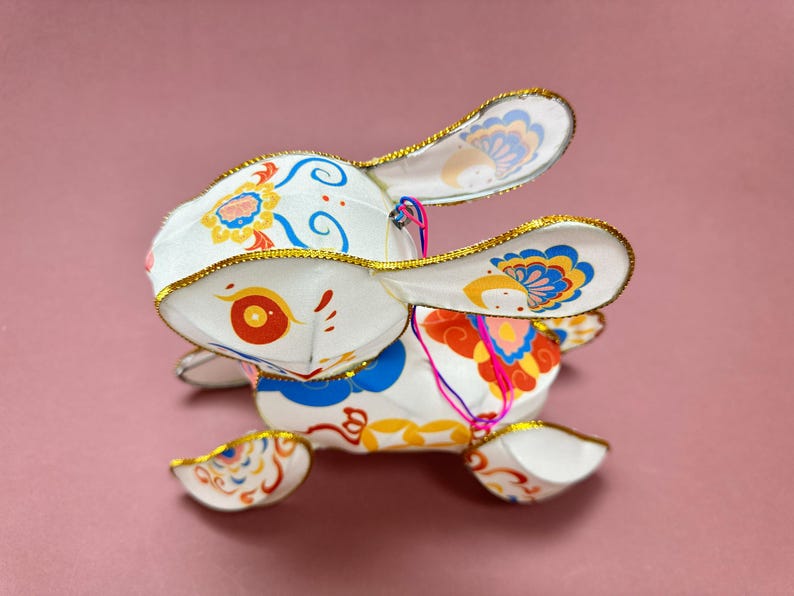 Handmade Rabbit Lantern, Festive Children's Decor, Custom Colors - Etsy