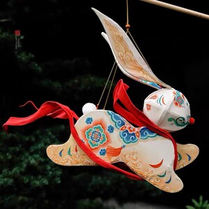 Finished Rabbit Lanterns, Auspicious Lanterns, Festival Lanterns, Mid ...
