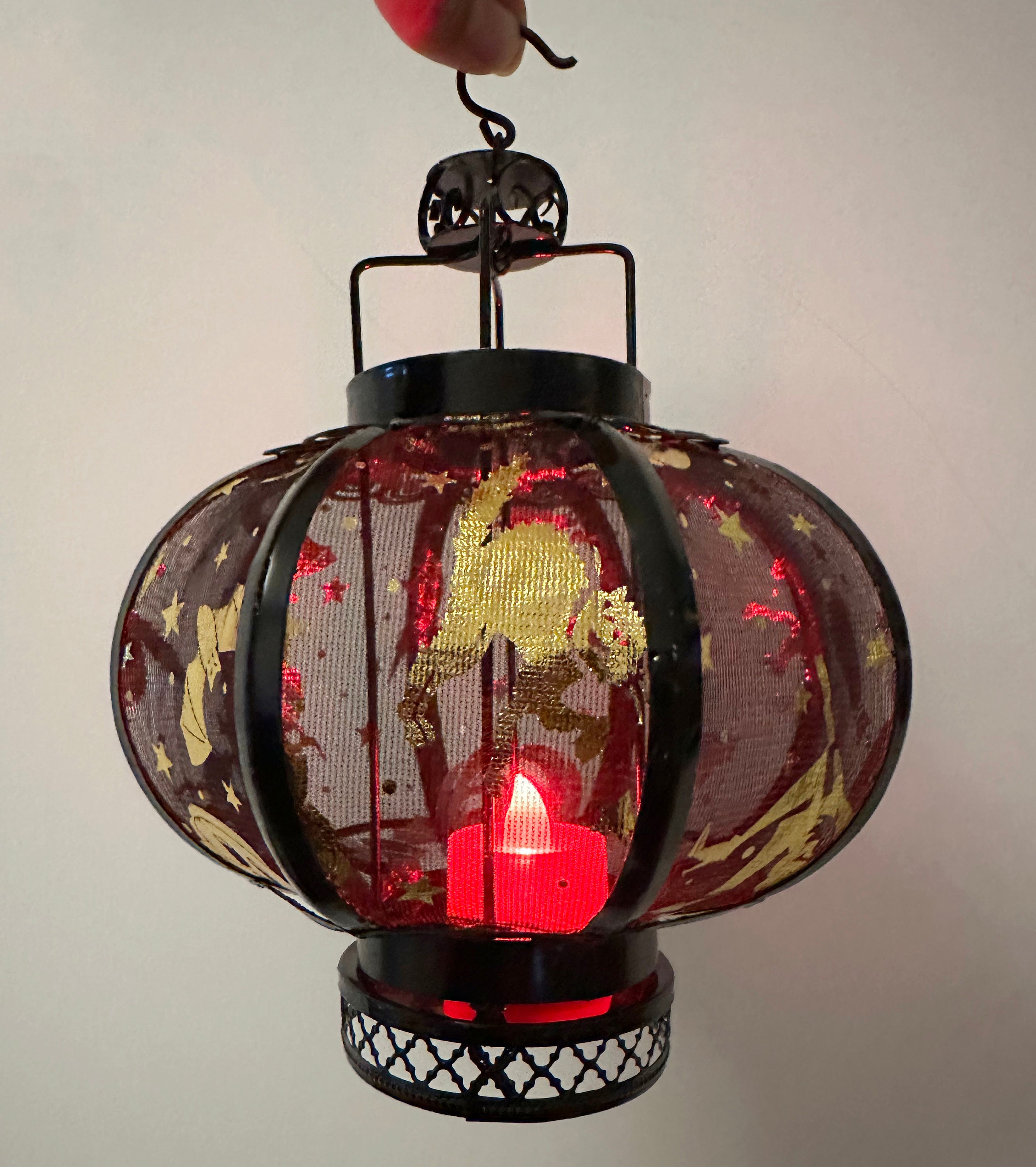 Festival Lantern Halloween Lanterns Wire Lanterns Gauze - Etsy