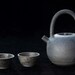 Handmade Black Sandstone Tea Set, Healthy Brewing Teapot - Etsy