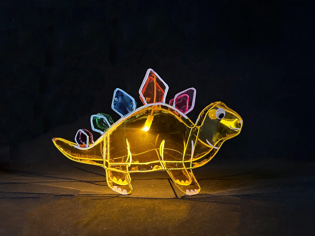 Handmade Children's Lanterns, Dinosaur Hand Lanterns, Children's ...