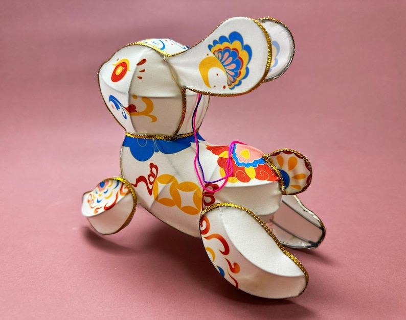 Handmade Rabbit Lantern, Festive Children's Decor, Custom Colors - Etsy