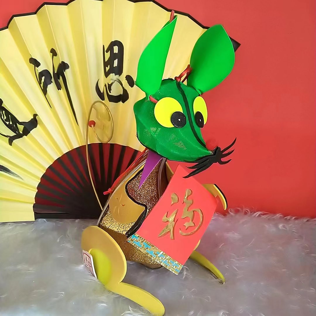 Mouse Lantern,historical Inheritance Craft, Qinhuai Lantern ...