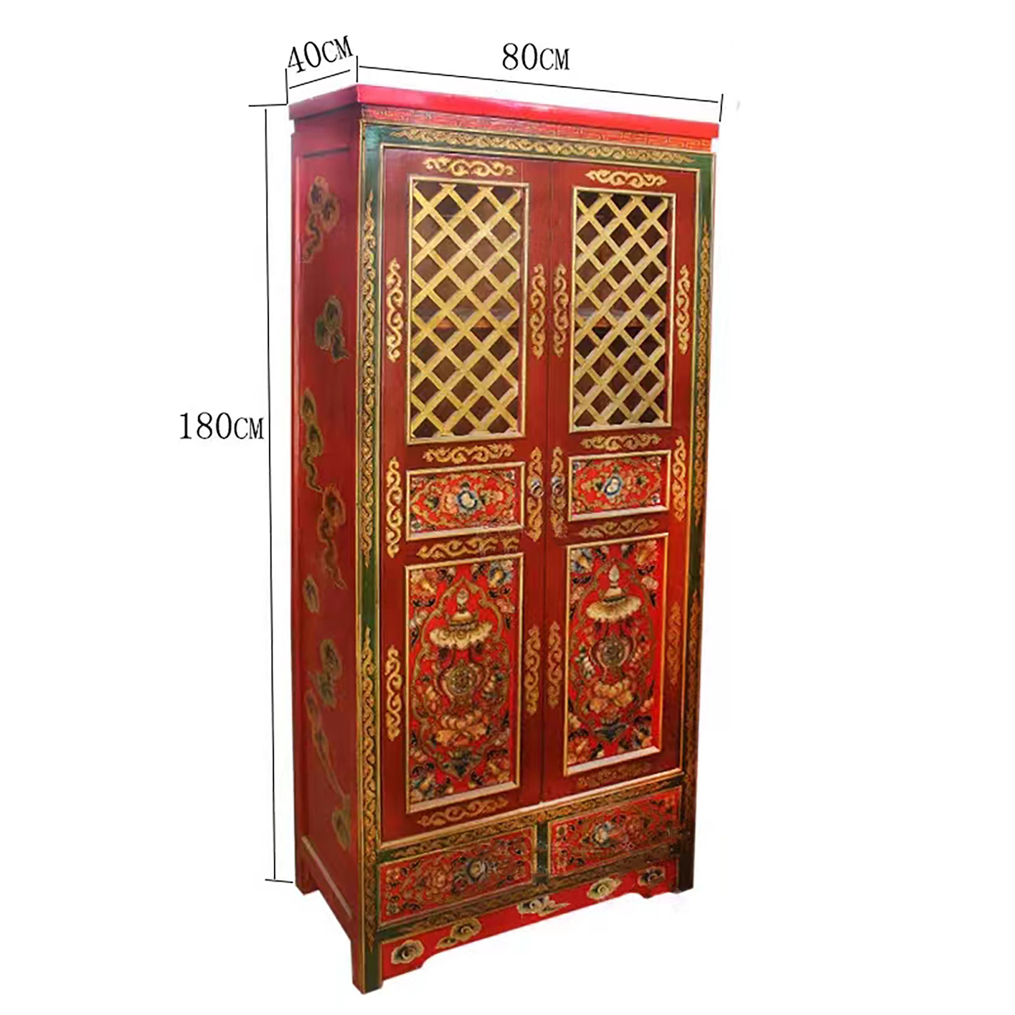 Traditional Cabinet Painted Cabinet Chinese Cabinet Ancient - Etsy