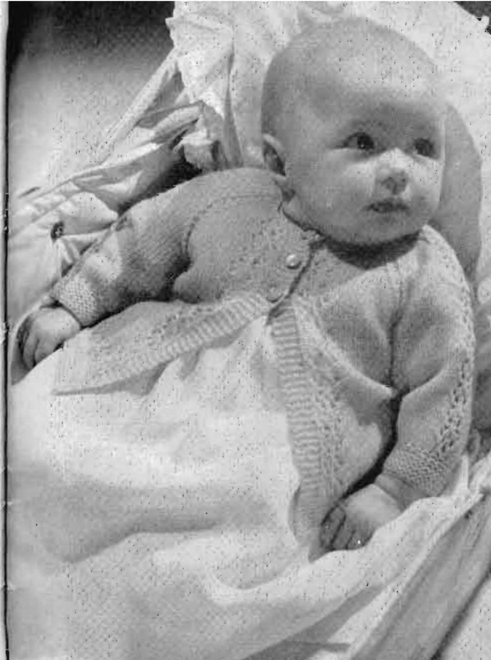 PDF Vintage Baby Knitting Patterns P&B SC34 Cardigan Ducks Coat Vest ...