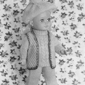 PDF Download Vintage Doll's Clothes Knitting Pattern - Hayfield 7021 ...