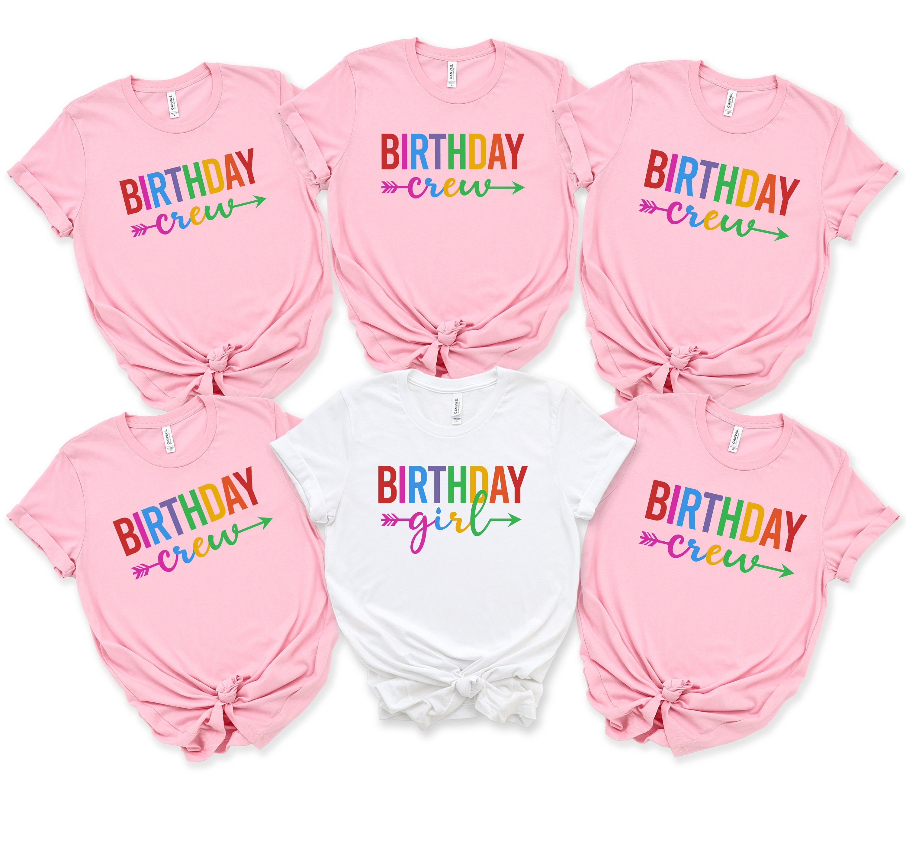 Birthday Crew Shirt Group Birthday Shirt Girls Birthday Etsy