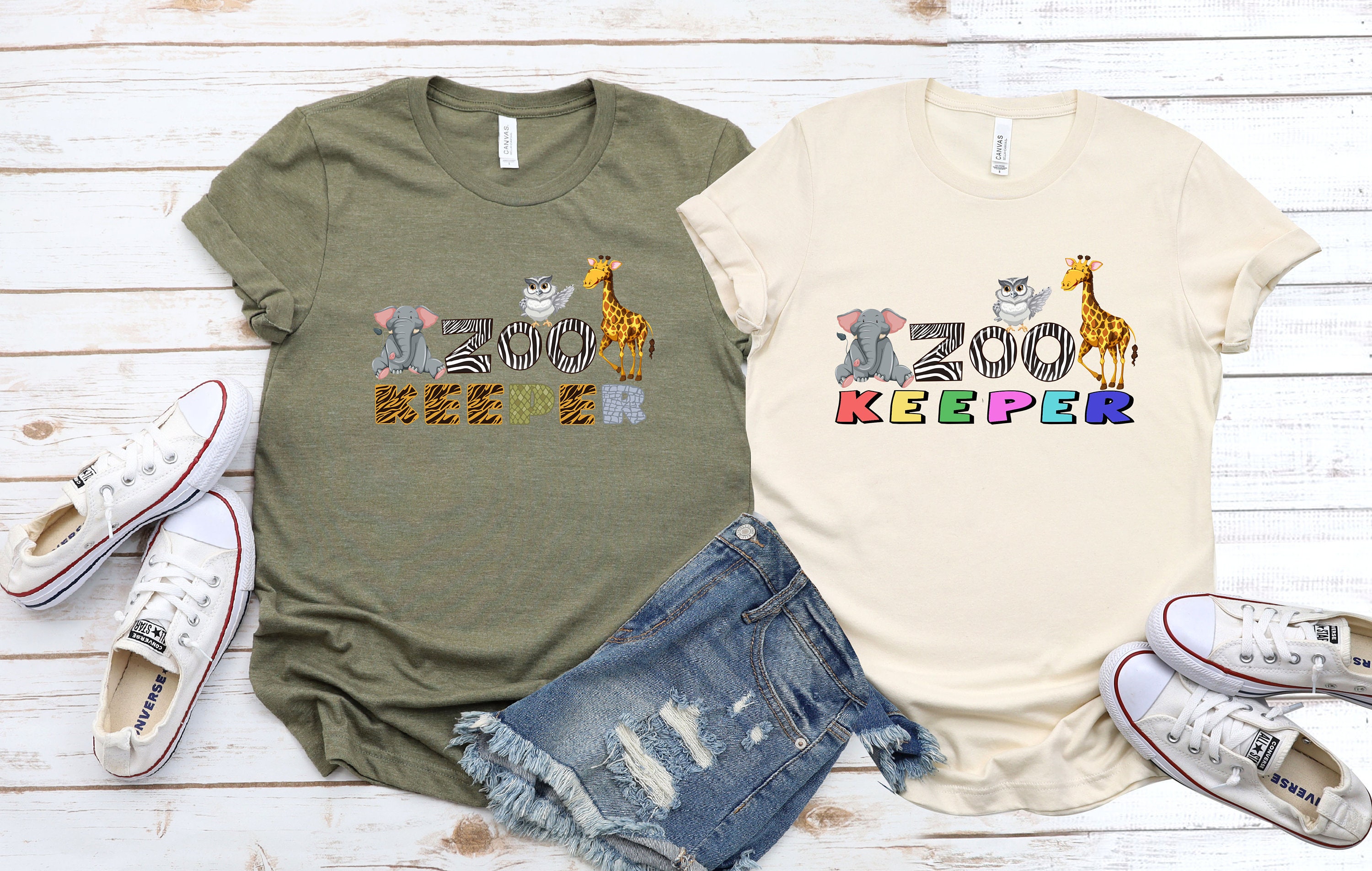 Zoo Keeper Shirt Zoo Keeper Gift Zoologist T-shirt Zoo - Etsy