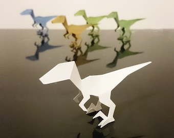 Indoraptor to Download Papercraft in Color or Coloring | Etsy