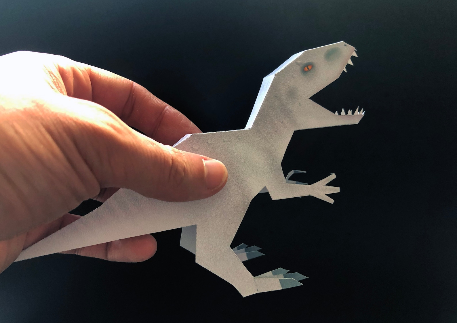 Indominus Rex to Download Papercraft in Color or Coloring - Etsy