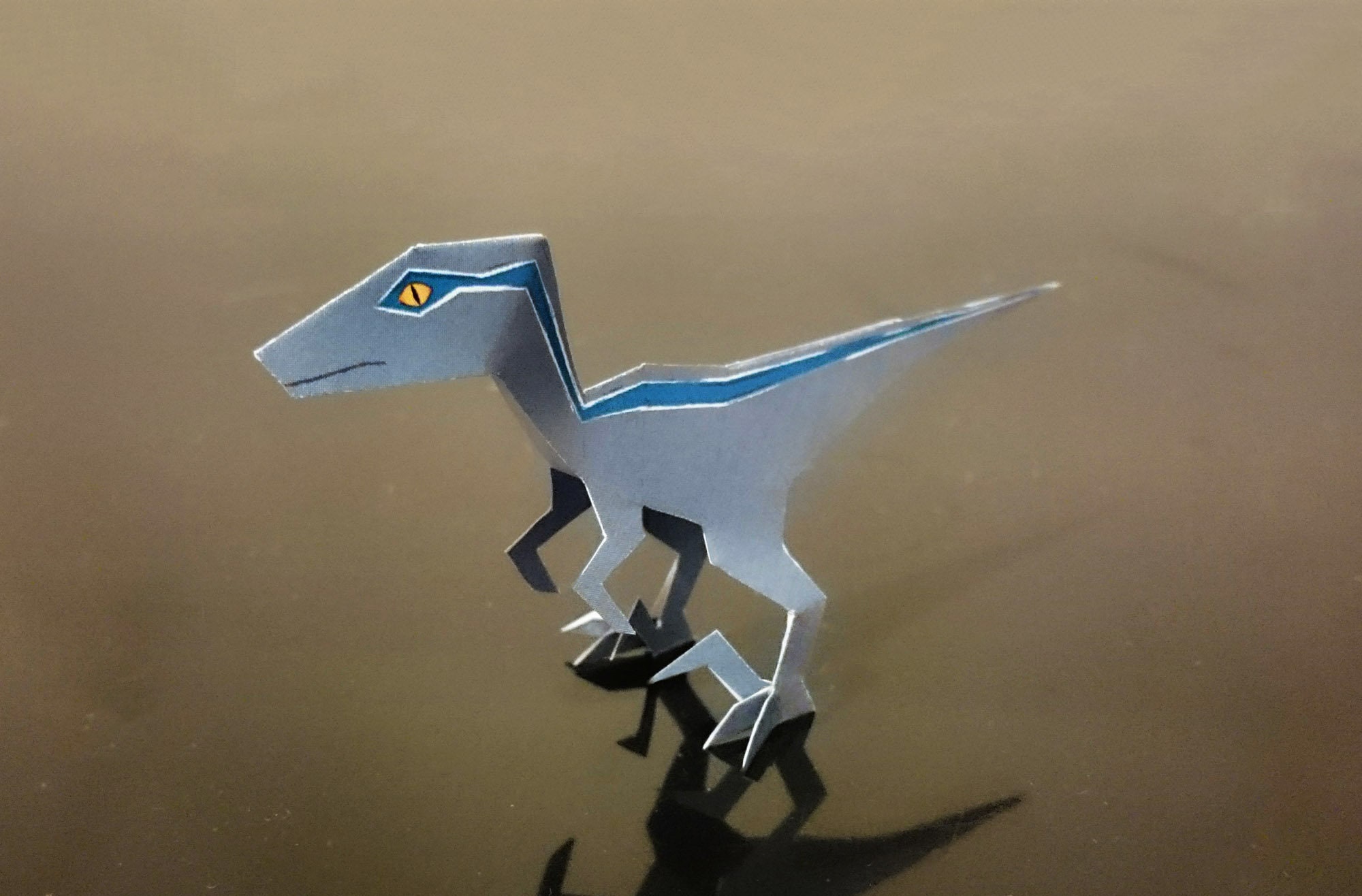 Raptors Pack to Download Papercraft in Color or Coloring | Etsy