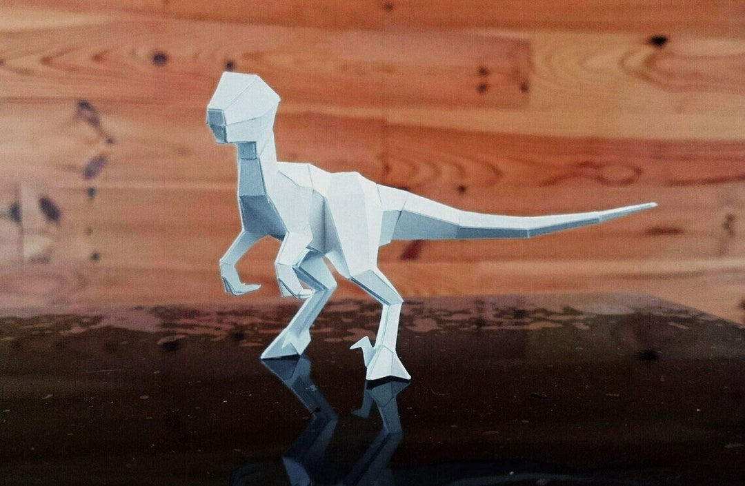 Velociraptor Antirrhopus - Papercraft to Download (PDF, DXF, SVG) - Etsy