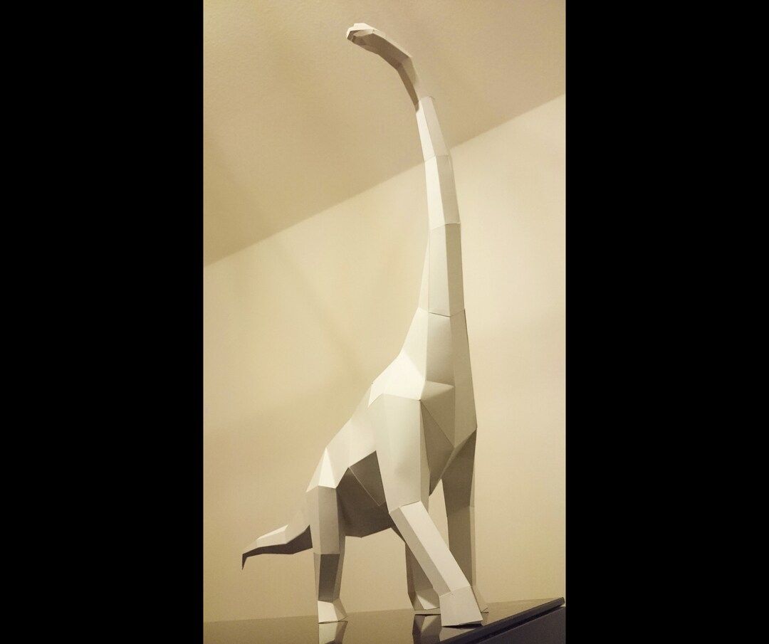 Brachiosaurus Papercraft to Download PDF, DXF, SVG - Etsy Australia