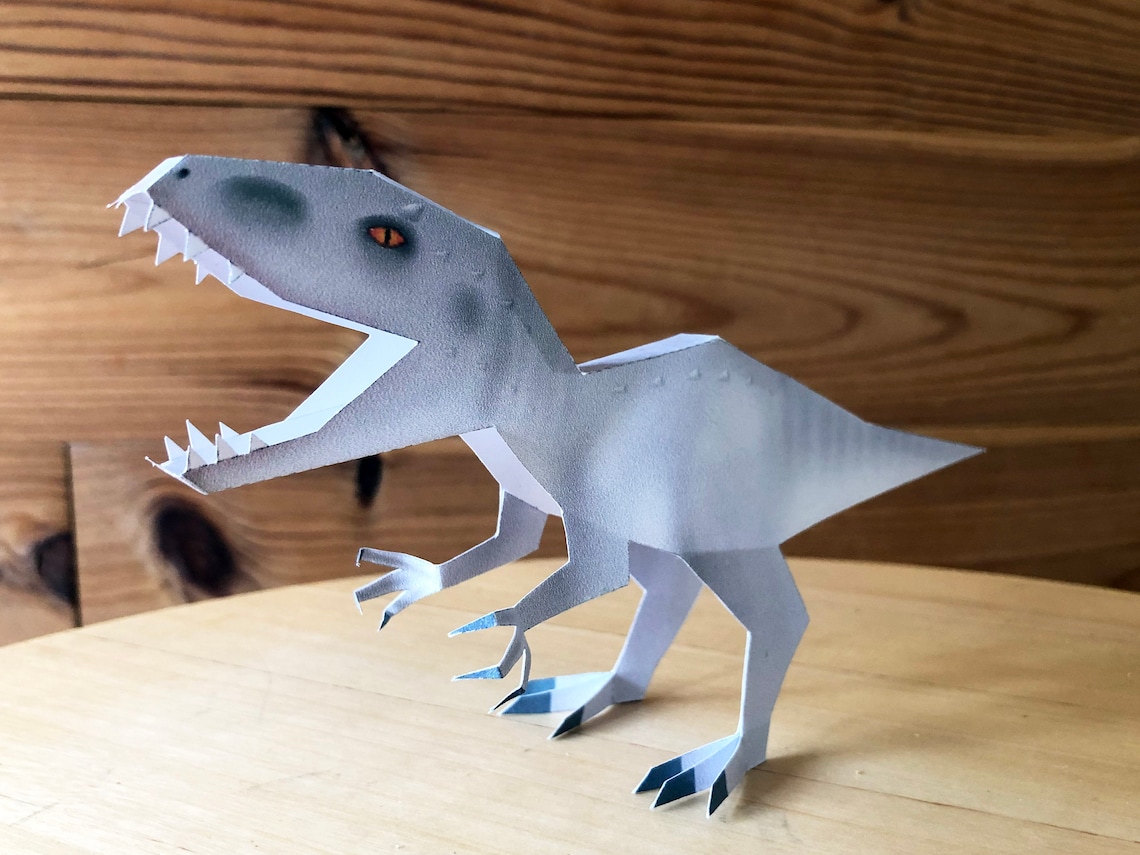 Indominus Rex para descargar - Papercraft en colores o para colorear ...