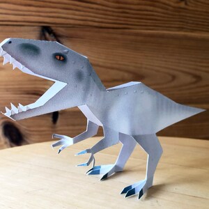 Indominus Rex para descargar Papercraft en colores o para colorear ...