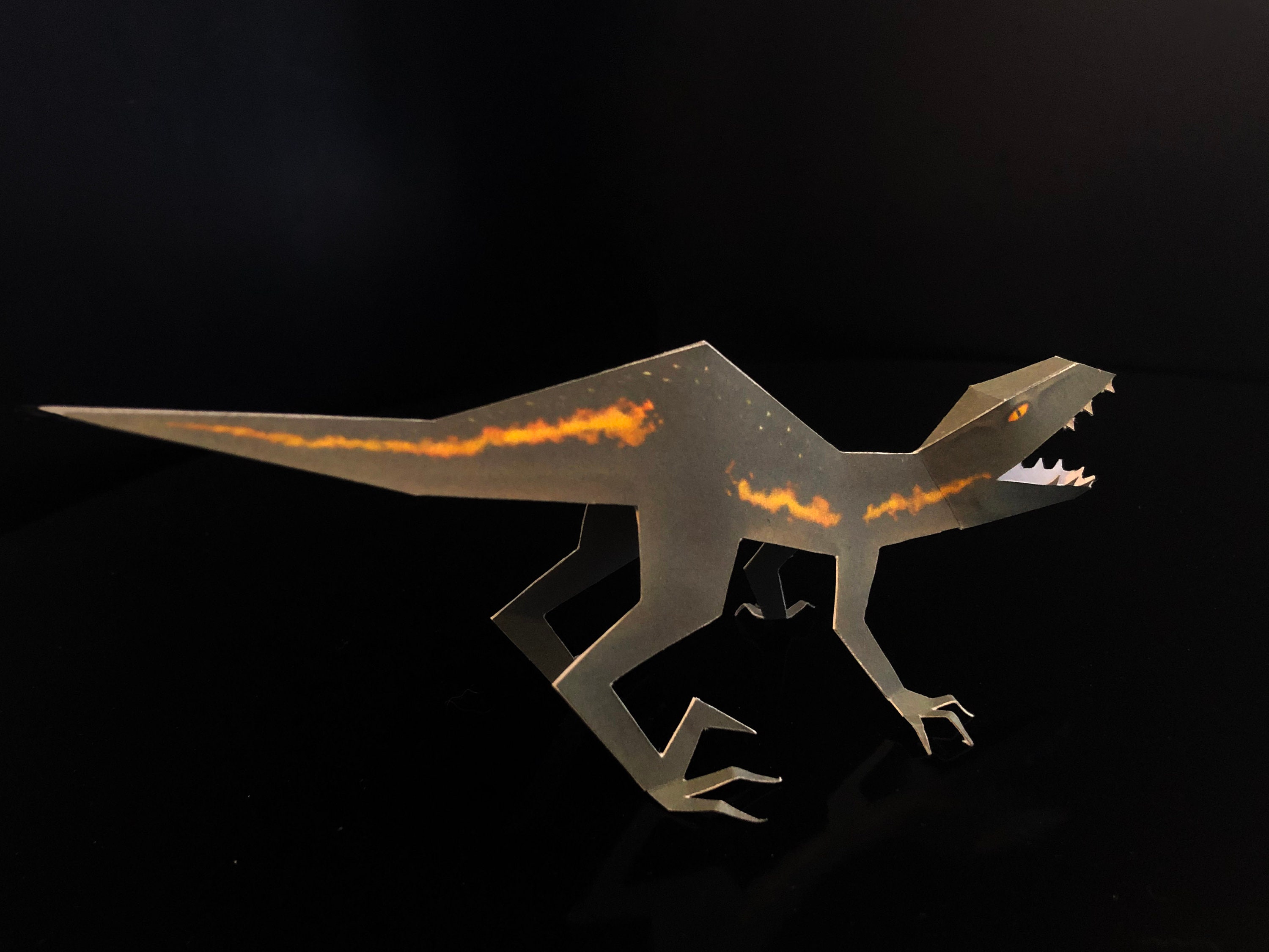 Indoraptor to Download Papercraft in Color or Coloring | Etsy UK