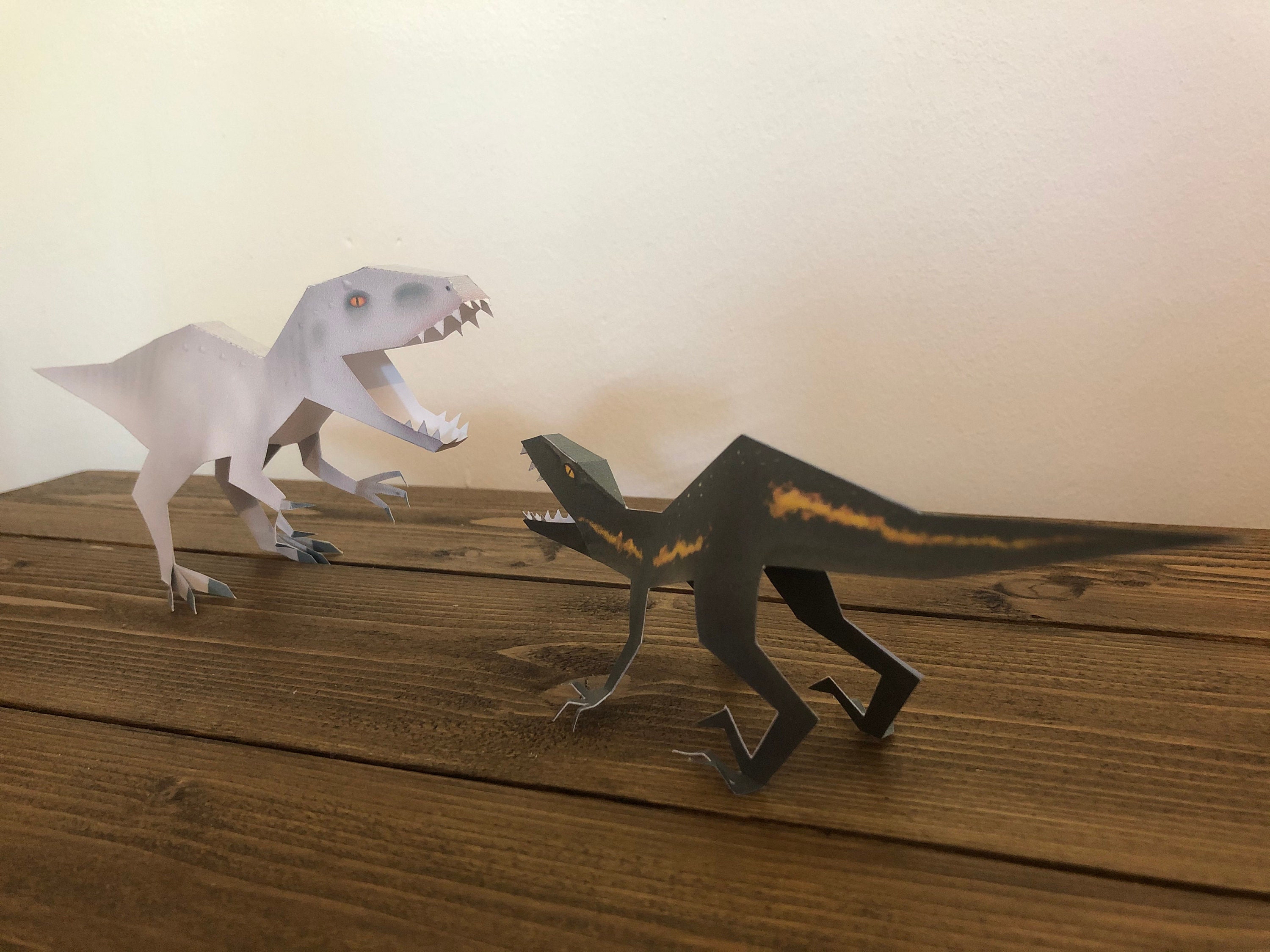 Indoraptor to Download - Papercraft in Colors or to Color - Etsy