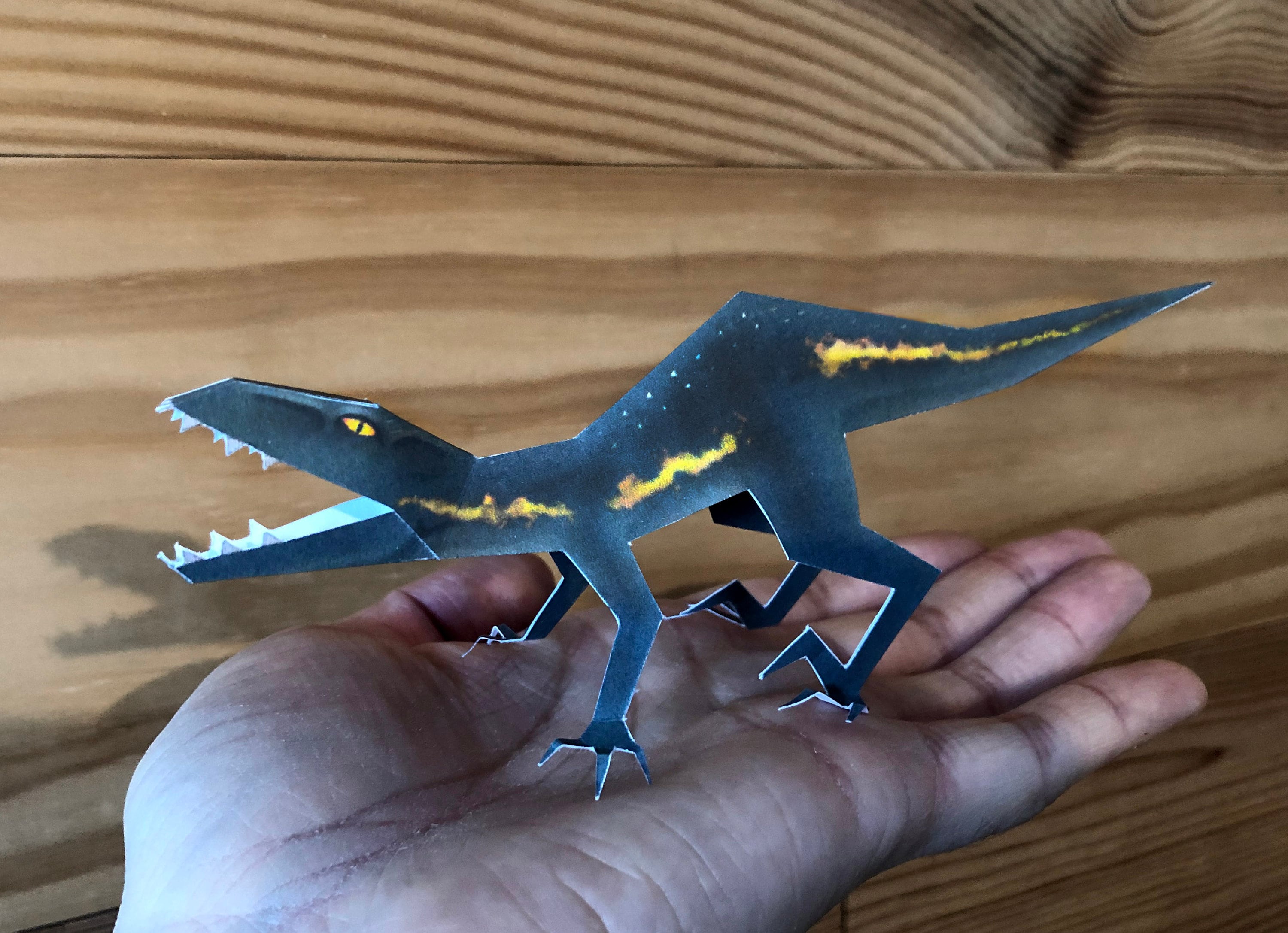 Indoraptor to Download - Papercraft in Colors or to Color - Etsy
