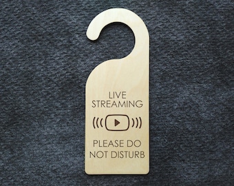 Live Streaming Sign | Etsy
