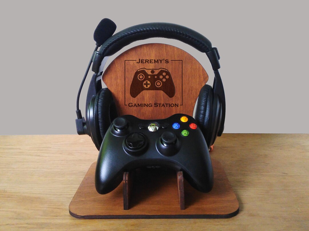 Personalized Headphone Holder Custom Gaming Headset Stand for Gamer ...