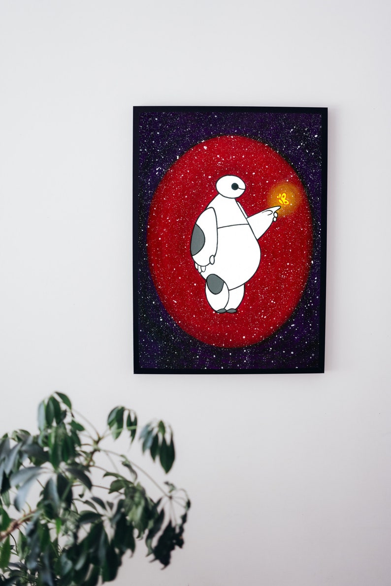 Baymax Art Printable Digital Download Poster - Etsy