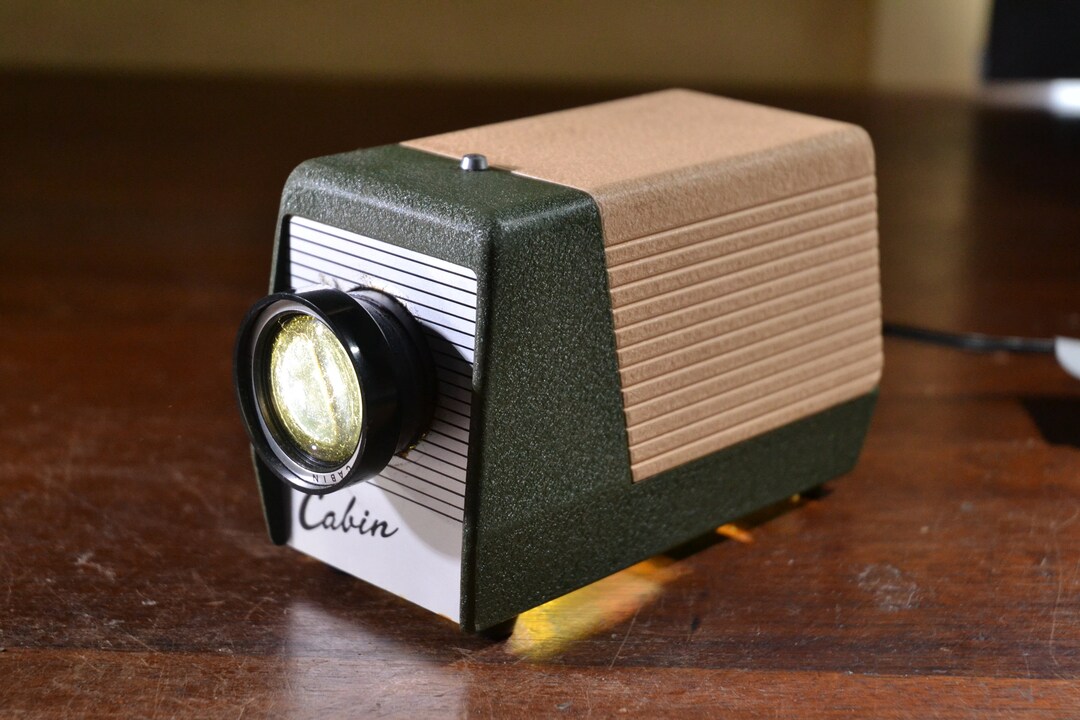 Upgraded to an LED Light Source. Vintage Cabin Small Size Slide ...
