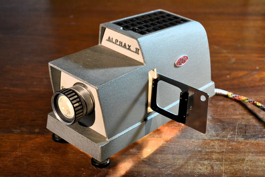Upgraded to LED a 1960s Gnome Alphax II Slide Projector, With a Bright ...