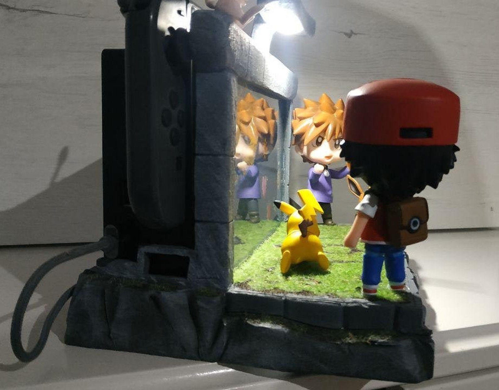 Handmade Nintendo Switch Dock Pokemon Blue/red Themed | Etsy