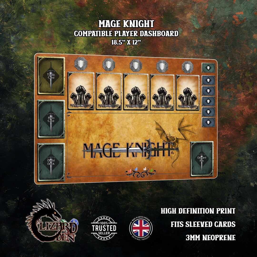 Mage Knight Compatible Game Mat - Etsy