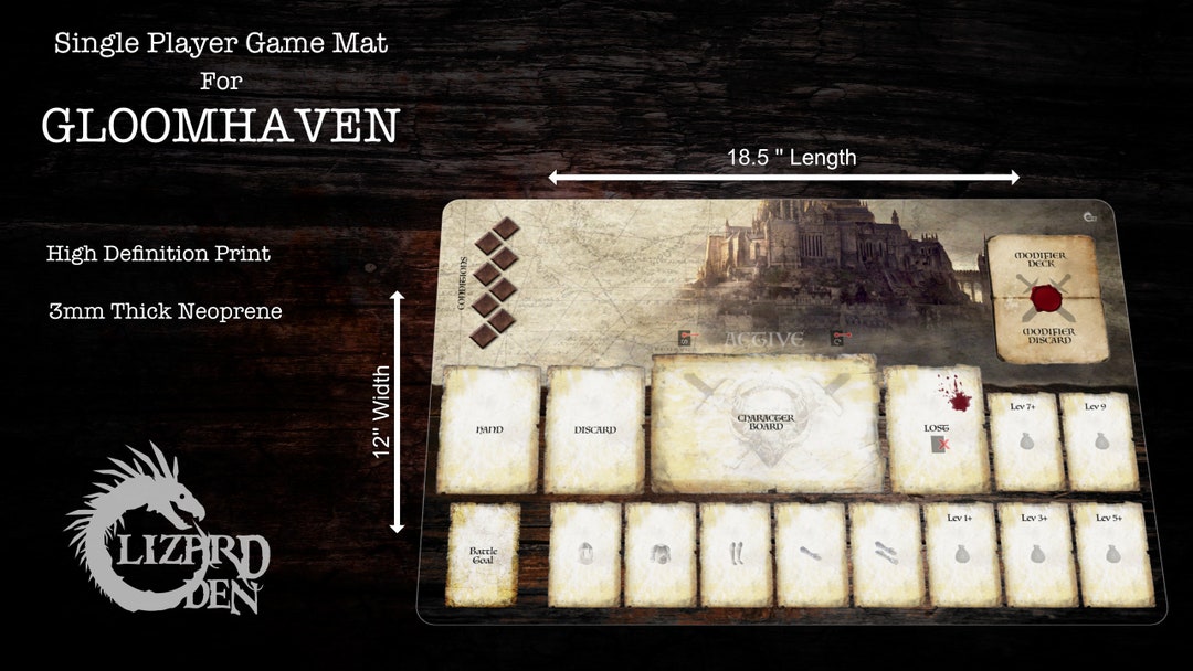 Gloomhaven/frosthaven Compatible Play Mat - Etsy